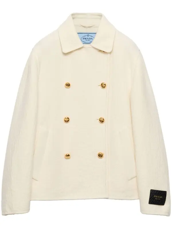 Prada Double-breasted Twill Jacket