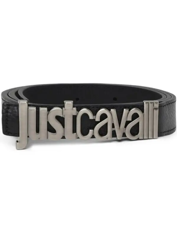 Just Cavalli Logo-lettering Belt - Black