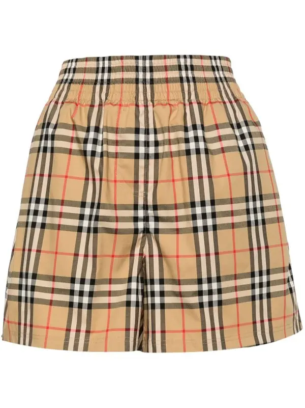 Burberry Vintage Check-pattern Shorts - Brown