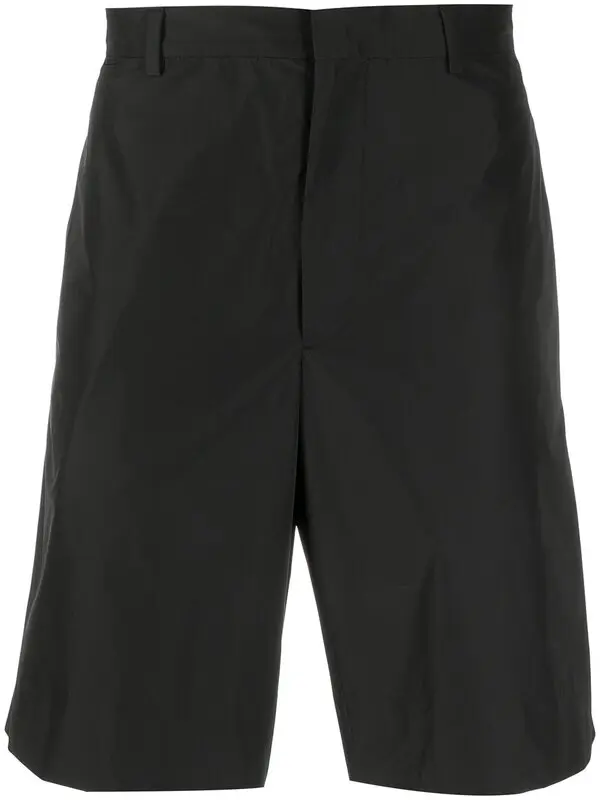 Prada Triangle Patch Logo Shorts