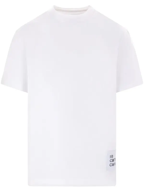 10 CORSO COMO Logo-patch T-shirt - White