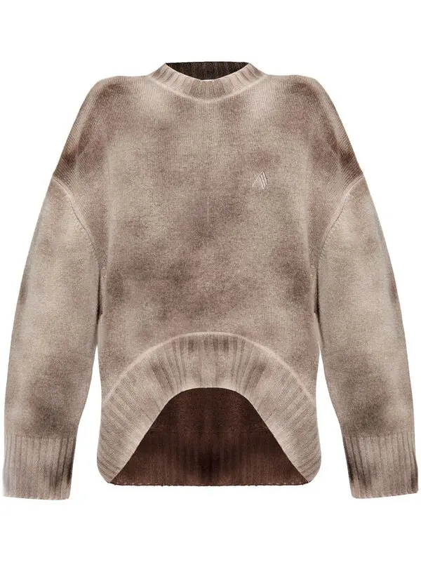 Attico Crew-neck Pullover - Neutrals