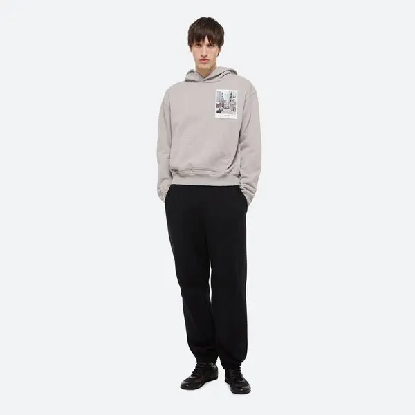 Helmut Lang Postcard Hoodie: Brooklyn - Grey
