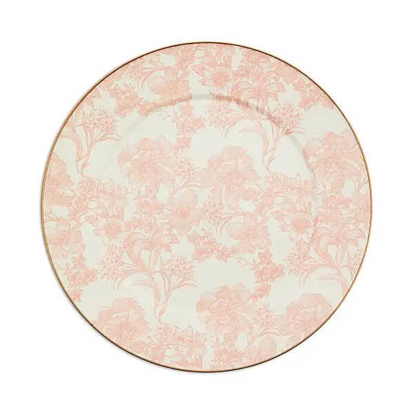 MACKENZIE-CHILDS Rosy English Garden Enamel Serving Platter - No Color