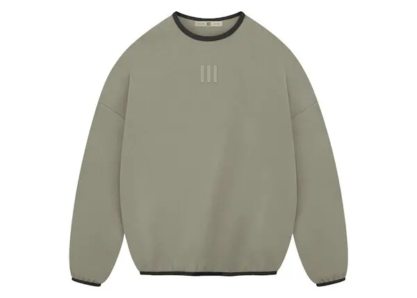 Fear Of God Athletics Suede Fleece Crewneck Sweatshirt - Clay