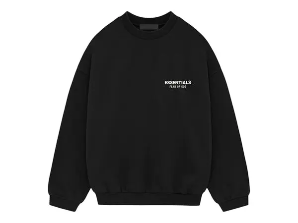 Fear Of God Essentials Fleece Crewneck Sweatshirt - Black