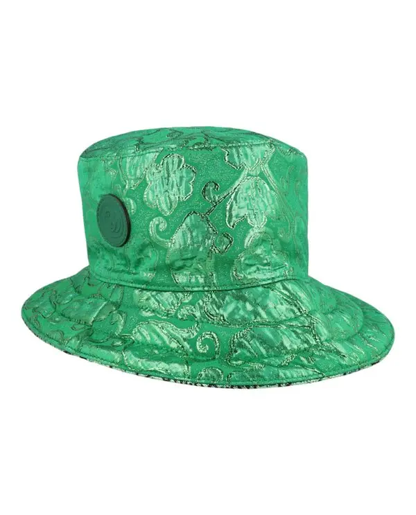 Gucci Metallic Gg Bucket Hat - Green