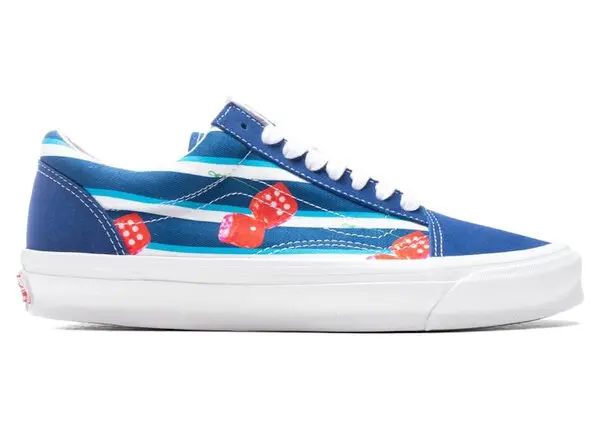 VANS Og Old Skool Lx Snake Eyes Sneakers - True Blue