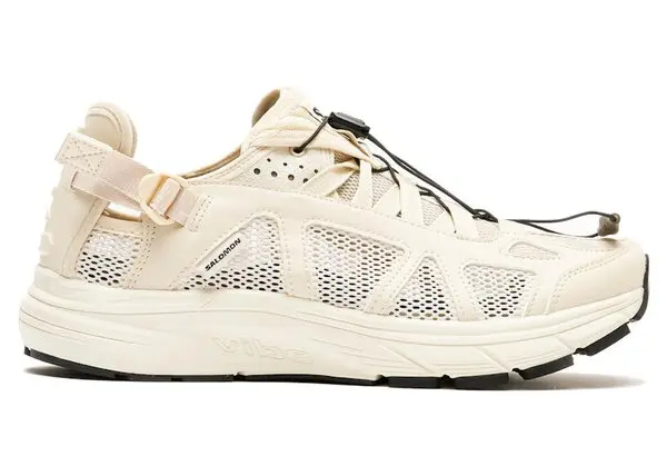 SALOMON Techsonic Leather Advanced Sneakers - Almond Milk/vanila/black
