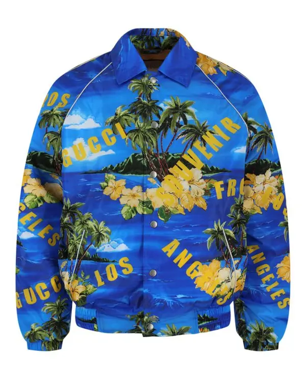 Gucci Printed Nylon Jacket