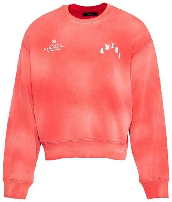 Amiri Vintage Collegiate Crewneck Sweatshirt