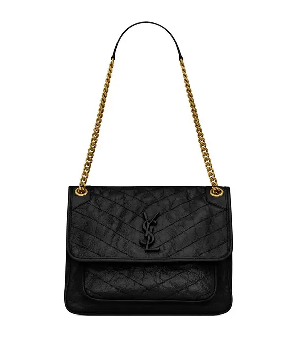 Saint Laurent Medium Niki Shoulder Bag - Black