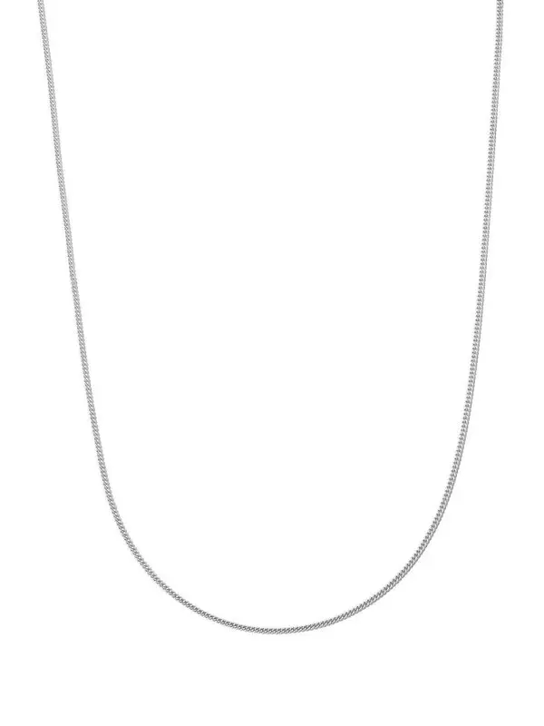 Tom Wood Sterling Curb Chain Slim Necklace - Silver
