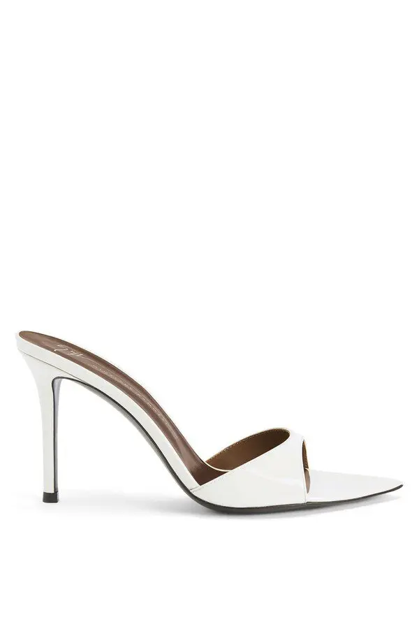 GIUSEPPE ZANOTTI Intriigo 90 Mules - White