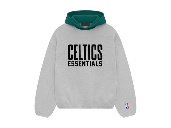 Fear Of God Essentials Celtics Hoodie - Light Heather