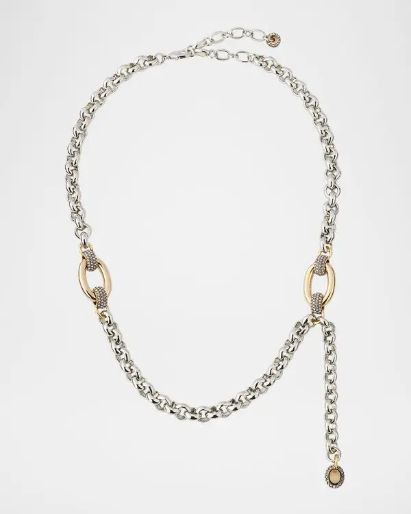 Demarson Liberty Chain Necklace - Gold Ir