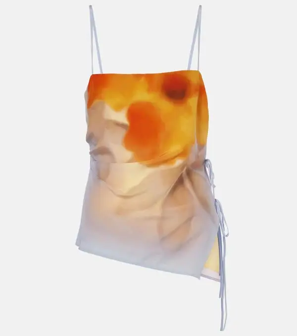 Sir The Label Serene Printed Silk Camisole