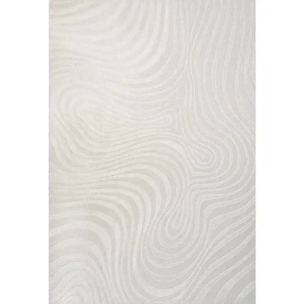 JONATHAN Y Maribo High-low Abstract Groovy Striped Indoor/outdoor Area Rug - Cream/ivory