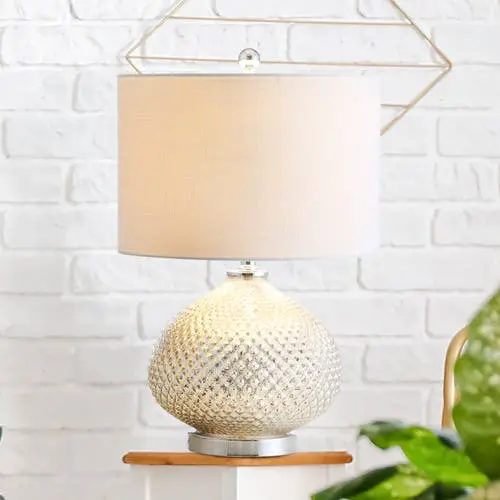 JONATHAN Y Ames Led Glass Table Lamp