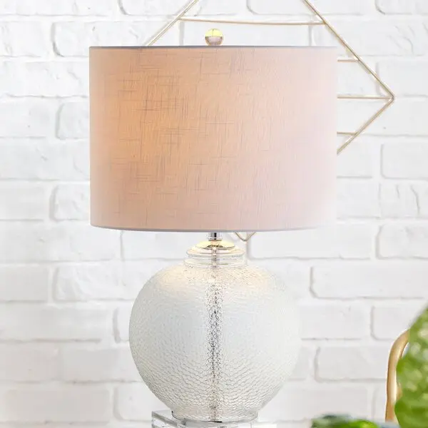 JONATHAN Y Avery Glass / Crystal Led Table Lamp