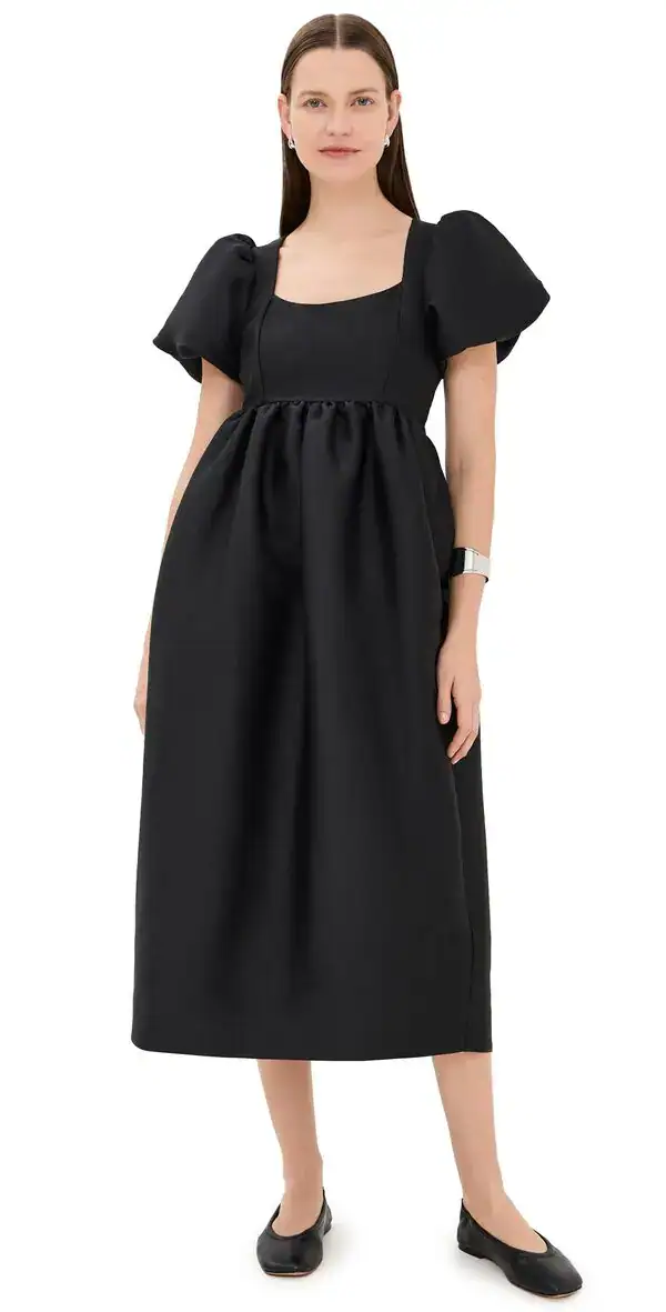 green emerald velvet dress High Neck Floral Midi Dress 10 / Noir/Multi