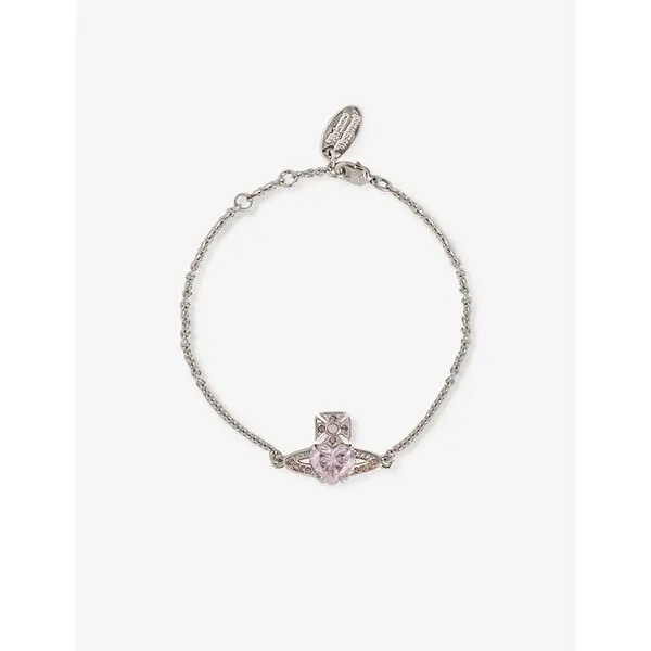 Vivienne Westwood Ariella Platinum-Plated Bracelet Platinum/Opal
