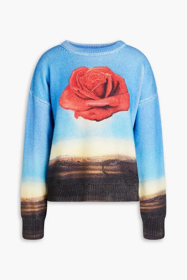 Rabanne Printed Wool Sweater