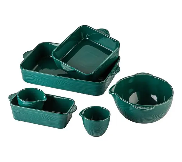 TEMP-TATIONS Woodland 6-pc Essential Bakeware Set