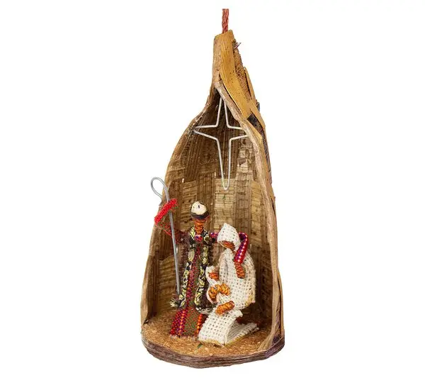 GLOBAL CRAFTS Holy Family Nativity Christmas Or Ament