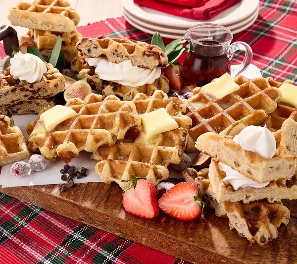 MOUNTAIN WAFFLE CO. Mountain Waffle 10 Count Assorted Liege Belgian Waffles