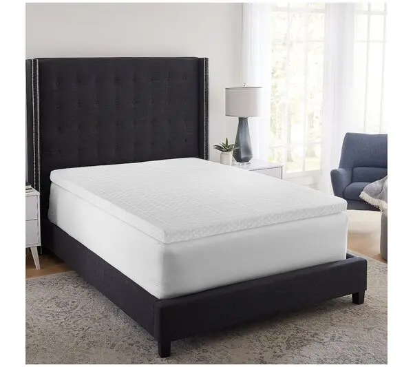 BODIPEDIC 3 Zoned Memory Foam Mattress Topper,queen