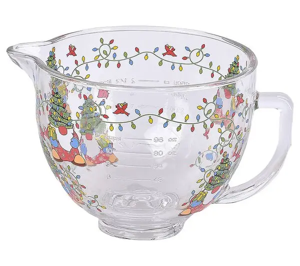 TEMP-TATIONS Seasonal 5-quart Glass Batter Bowl