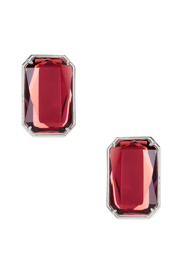 Retrofete Kelsey Gemstone Earrings - Sangria