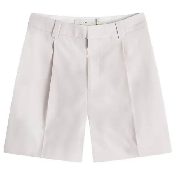 Sir The Label Laredo Tailored Short - Light Ecru