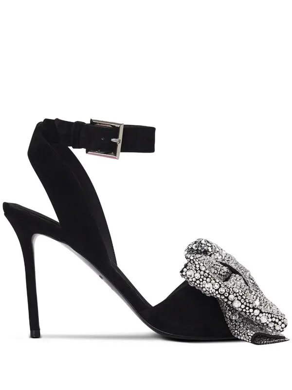 Balmain 95mm Rhinestone-embellished Sandals