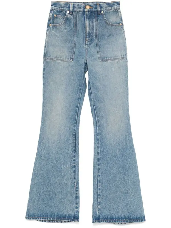 Balmain High-rise Flared Jeans