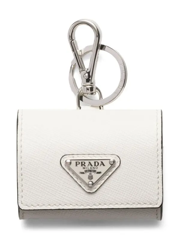 Prada Saffiano Leather Airpods Case - White