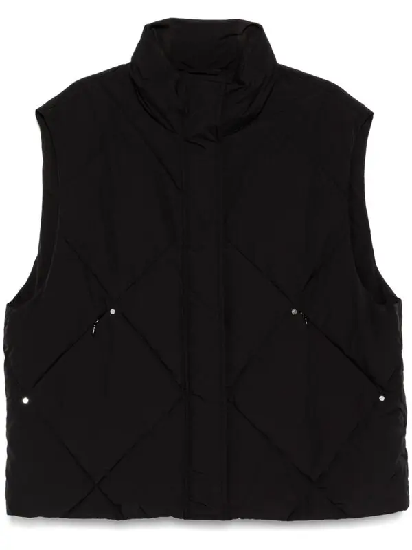 TOUT A COUP Down Gilet - Black