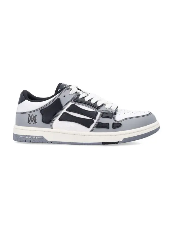 Amiri Varsity Skel Top Low Sneakers - Black