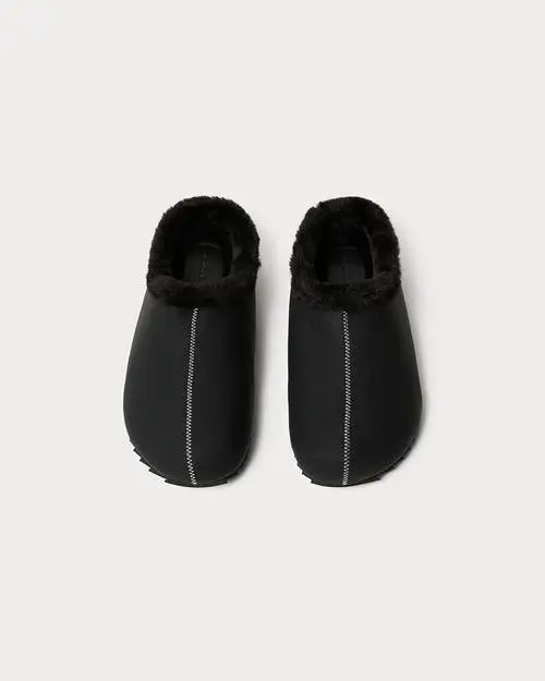 WeWoreWhat Vegan Leather Clog - Black