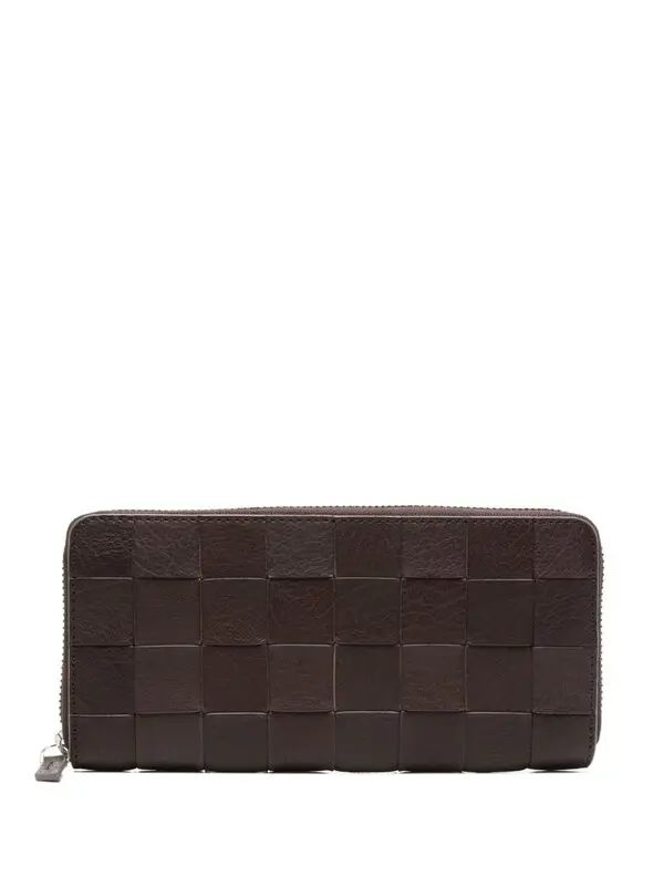 Dragon Diffusion Check Leather Wallet
