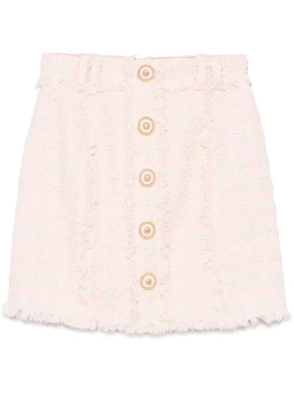 Balmain Tweed Mini Skirt