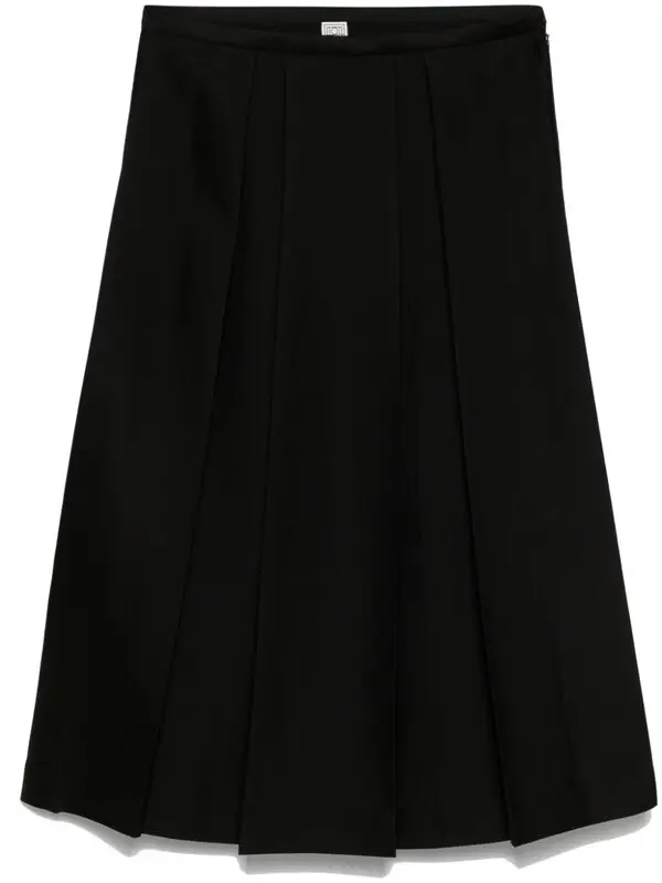 TOTÊME Twinflower Midi Skirt - Black