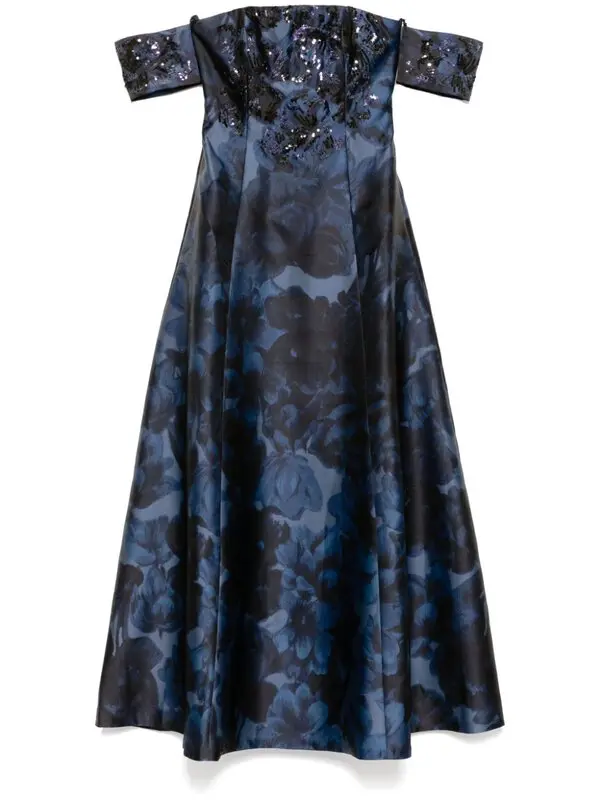 Sachin & Babi Vivien Gown - Blue