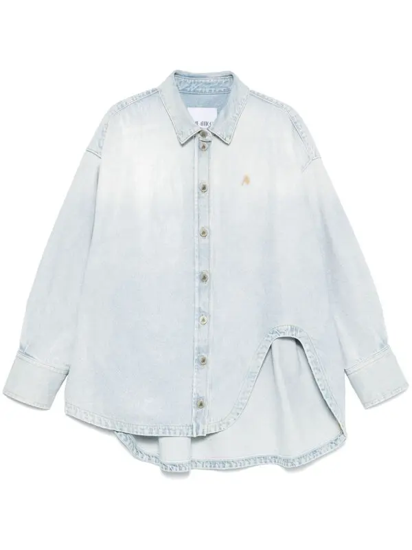 Attico Diana Shirt Jacket - Blue