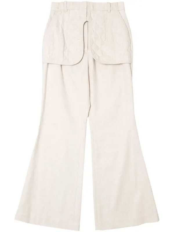 MULLER OF YOSHIOKUBO Wide-leg Trousers - Neutrals