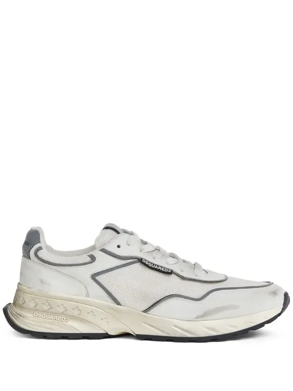 Dsquared2 Distressed-finish Sneakers - Neutrals
