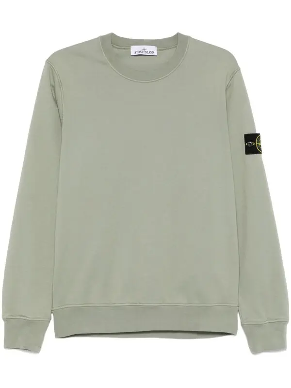 Stone Island Compass Badge Sweatshirt - Green