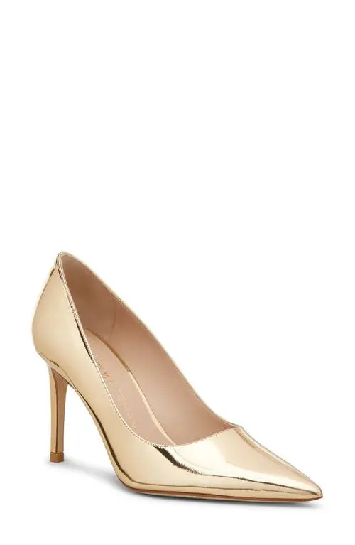 STUART WEITZMAN Power 85 Pump - Platino