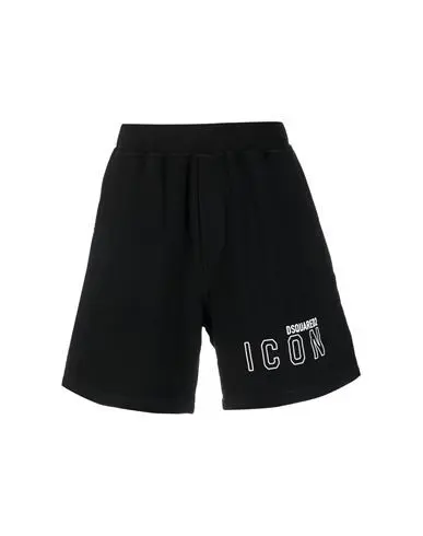 パンツ DSQUARED2 printed cotton Bermuda shorts Dsquared2 Logo Print Shorts Shorts & Bermuda Shorts Size Cotton